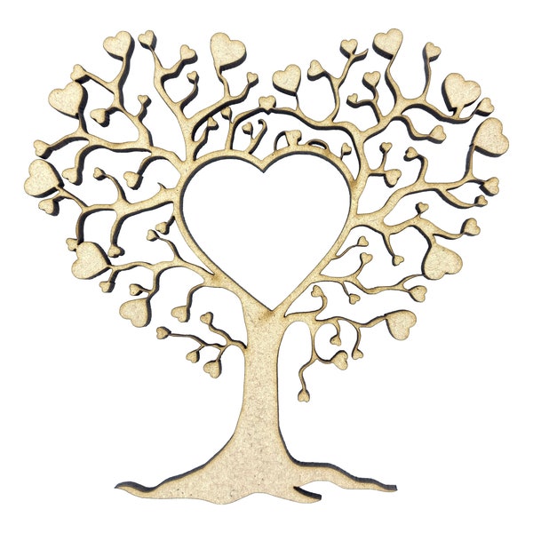 Mdf Tree Shape Large - Etsy UK