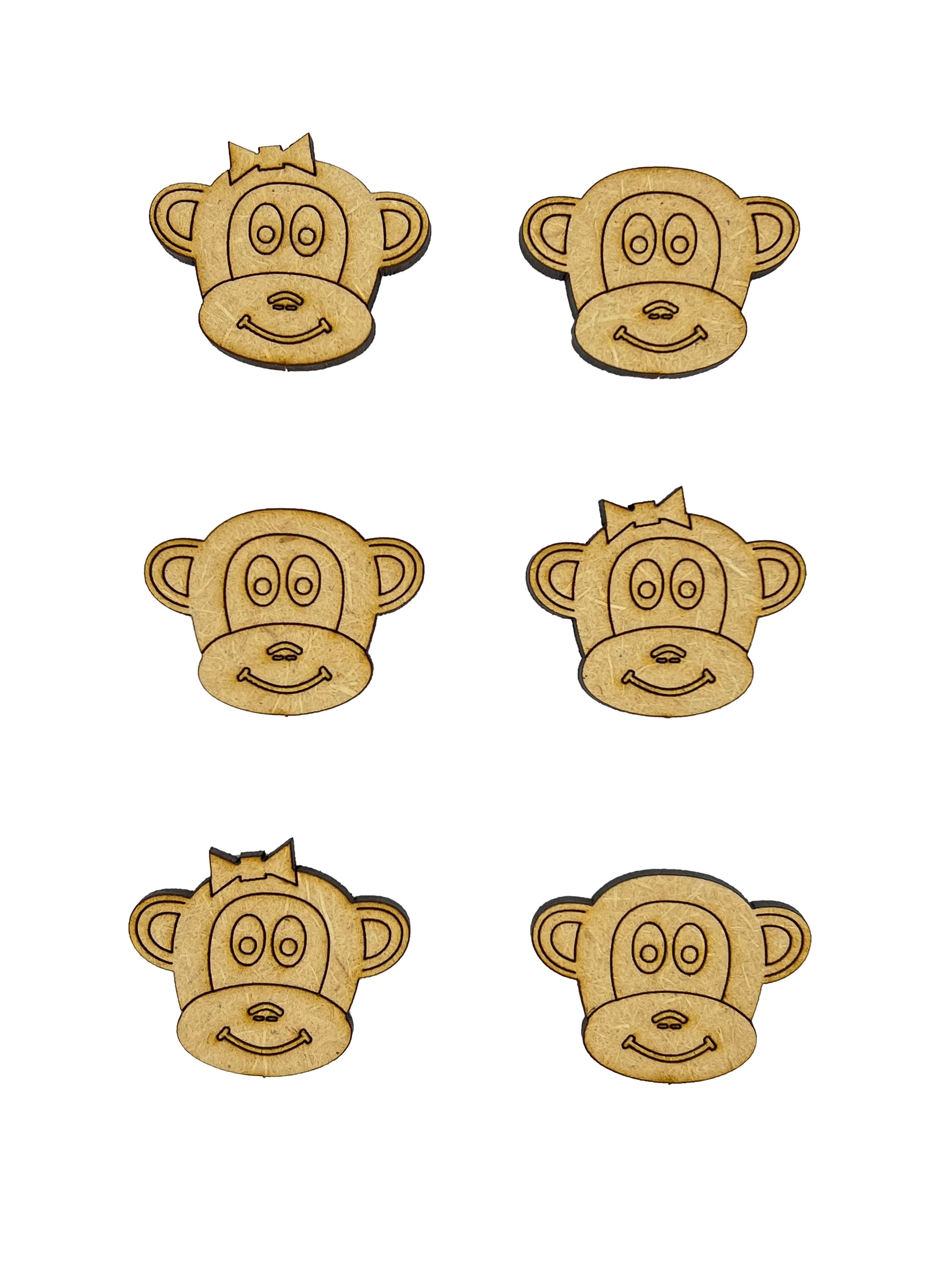 Monkey Face Template