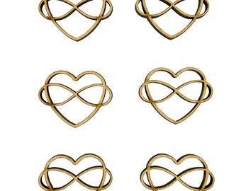 Infinity Sign Laser Cut Out Unfinished Wood Shape Craft Supply SGN24 - Etsy