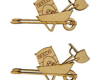 Wheelbarrow Laser Cut - Etsy