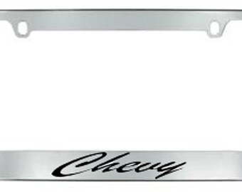 Chevy License Plate Frame - Etsy