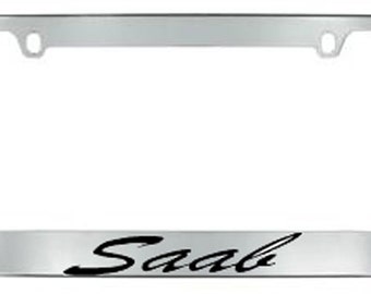 Saab License Plate Frame - Etsy