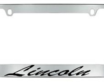 Lincoln License Plate Frame | Etsy