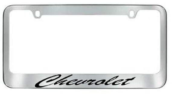 Chevrolet License Plate Holder - Etsy