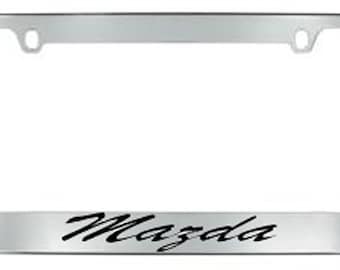 Mazda License Plate Frame - Etsy