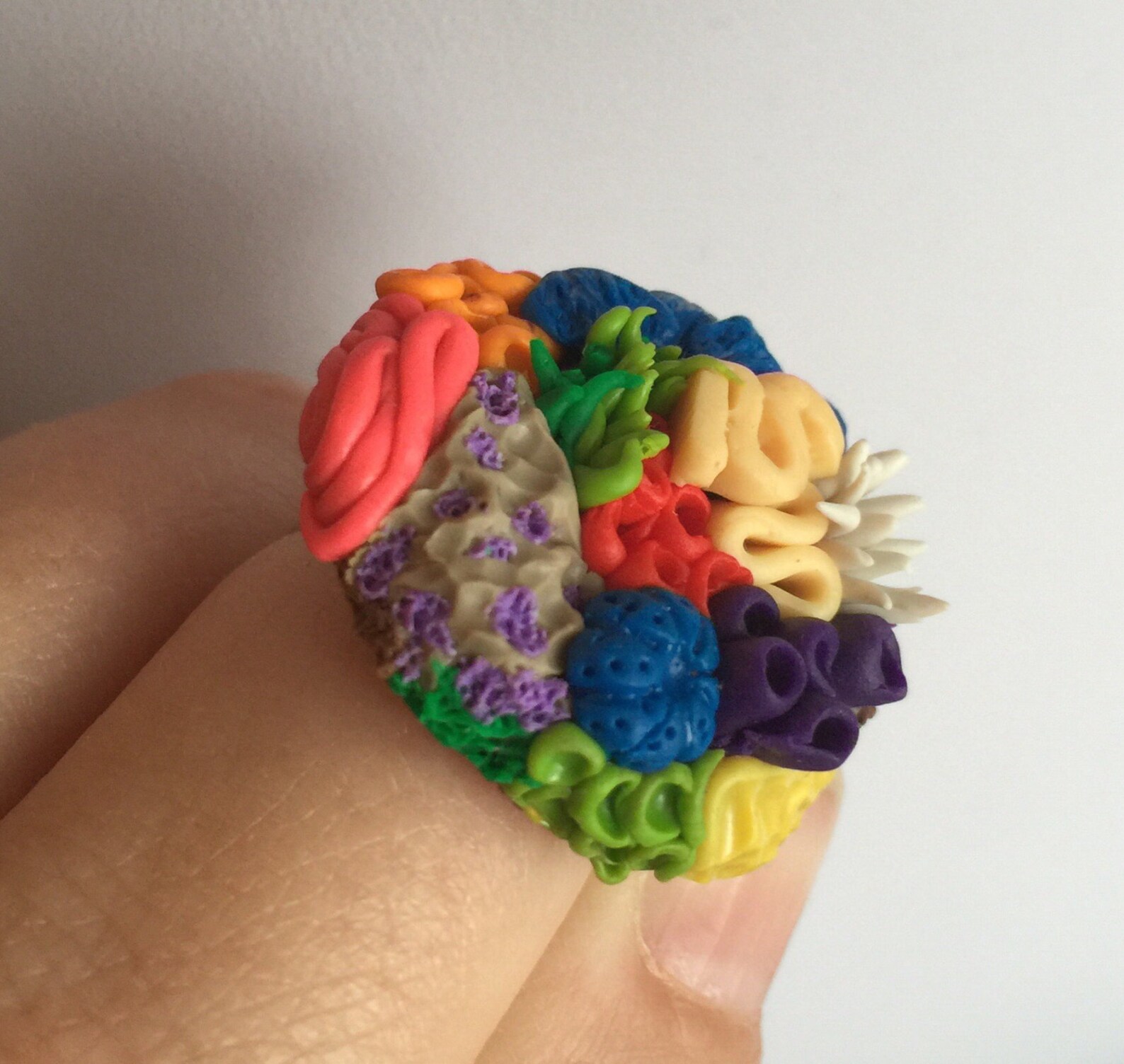 Coral Reef Ring - Etsy