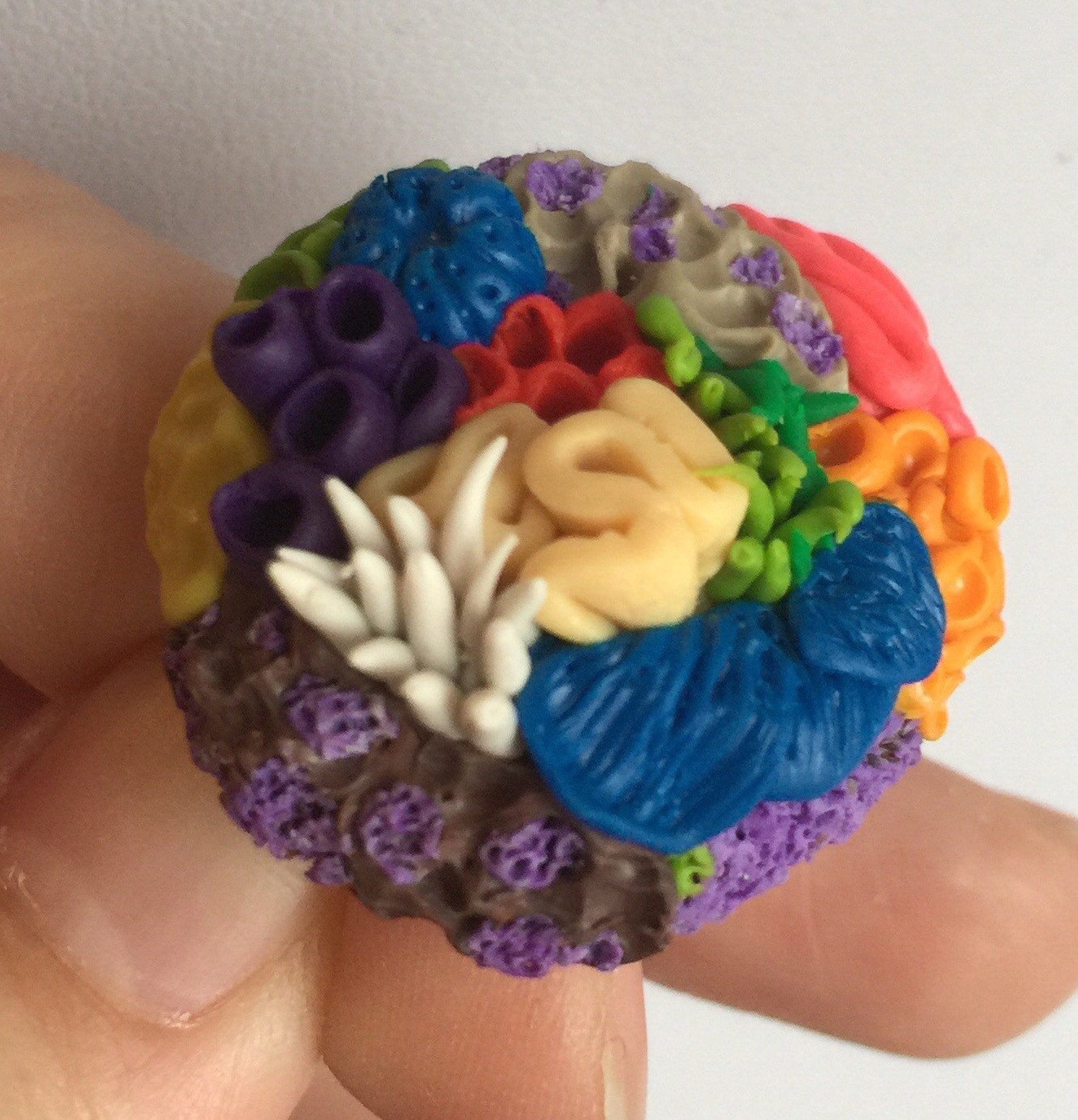 Coral Reef Ring - Etsy