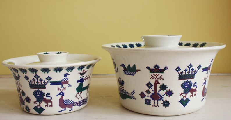 Figgjo Flint Norway Menu a Large Lidded Tureen With Handles in a ...