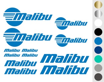 Malibu Boat Stickers - Etsy