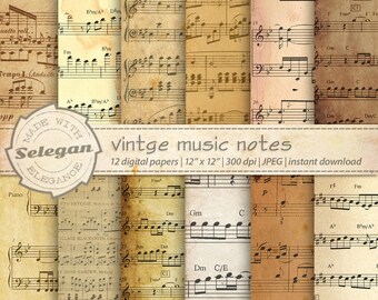 Country Music Digital Paper Pack Digital Scrapbooking Cowboy - Etsy