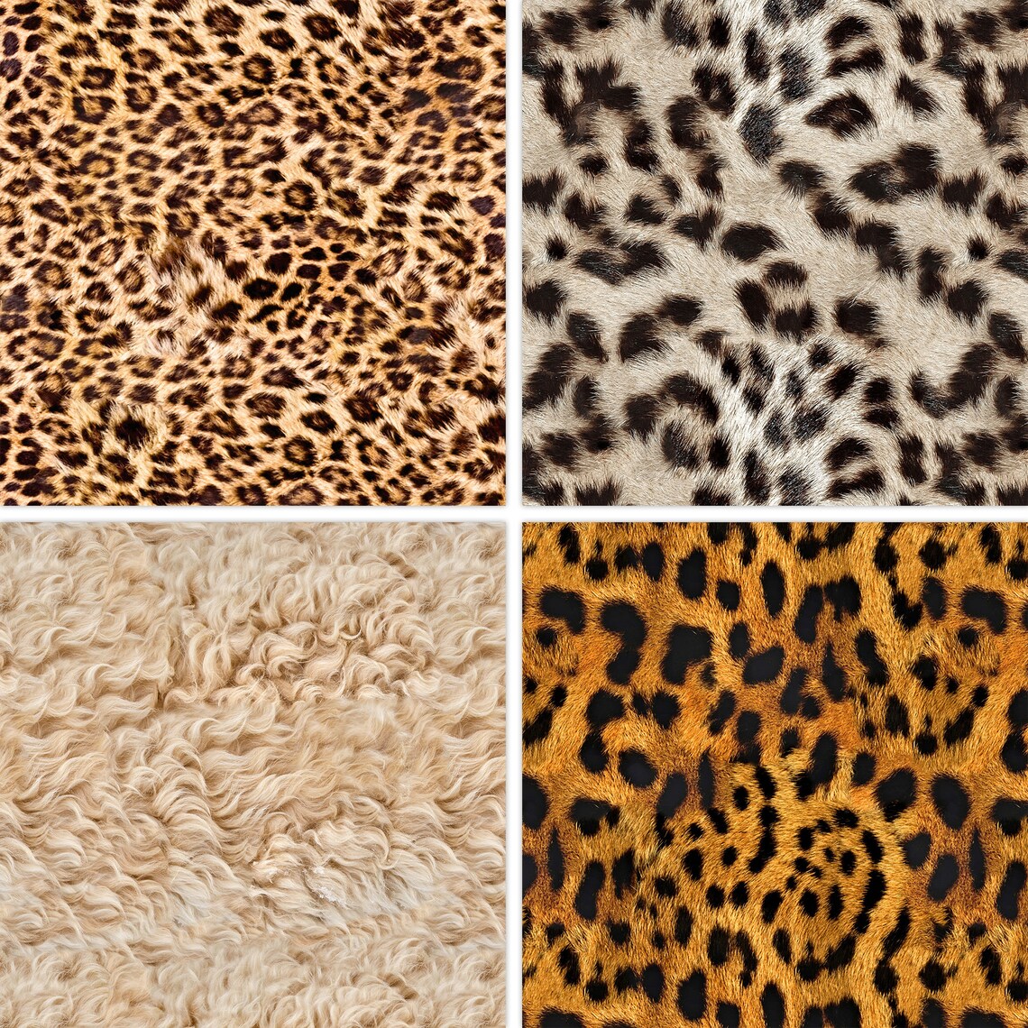 ANIMAL FUR, Wild Life Skin Texture, Real Skin Images, Digital Printable ...