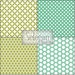 Green Moroccan Digital Paper Scrapbooking Paper 12x12 - Etsy