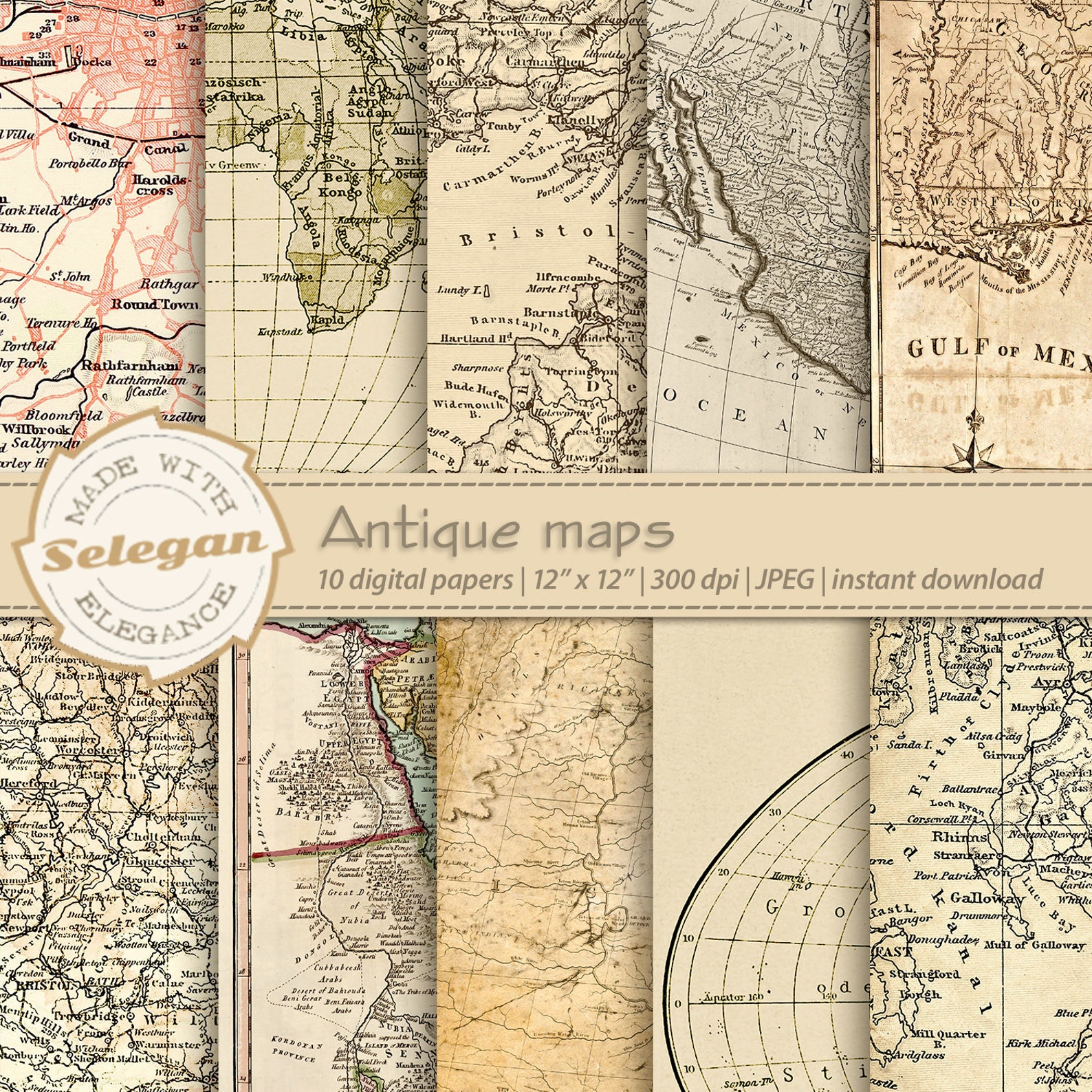 ANTIQUE MAPS High Resolution Old Map Diagram Backgrounds for - Etsy Canada