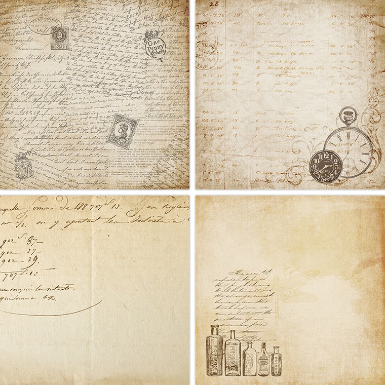 VINTAGE PAPERS Antique Paper Texture Old Historic Paper - Etsy