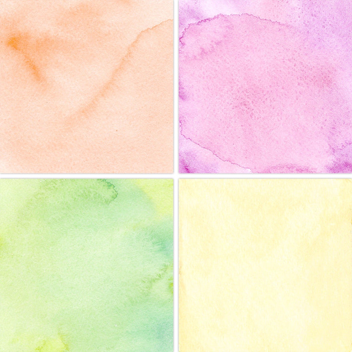 PASTEL WATERCOLORS Digital Hand Painted Watercolor Paper - Etsy
