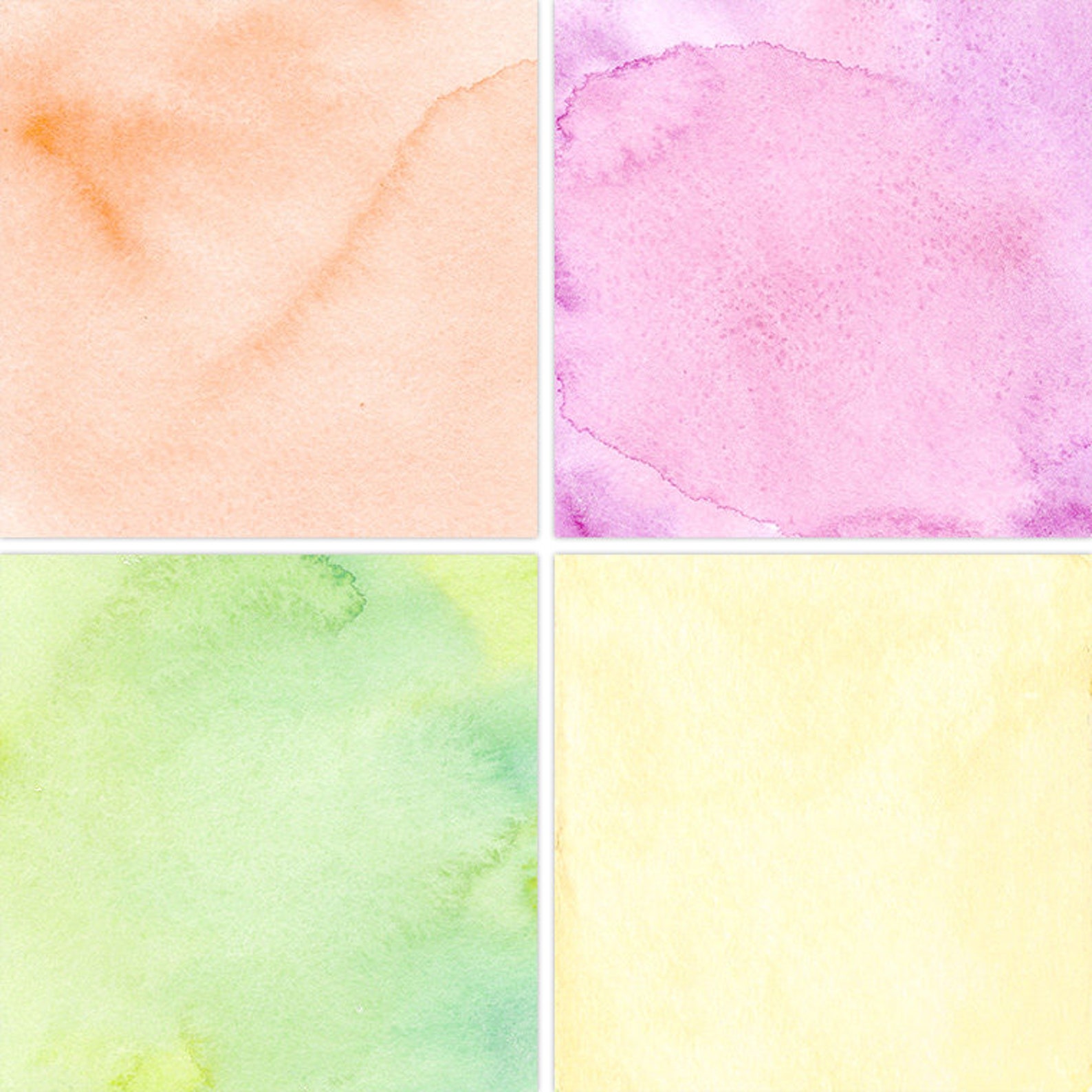PASTEL WATERCOLORS Digital Hand Painted Watercolor Paper - Etsy