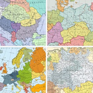 Buy HISTORIC MAPS High Resolution Map Diagram Backgrounds for Printing ...