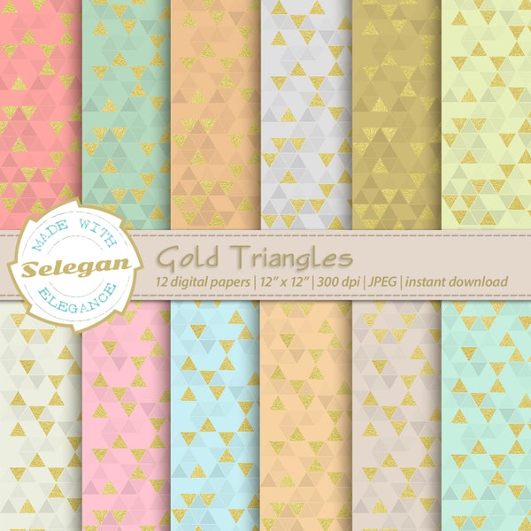 Gold Pattern - Etsy