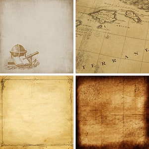 VINTAGE PAPERS Antique Paper Texture, Old Historic Paper Pattern ...