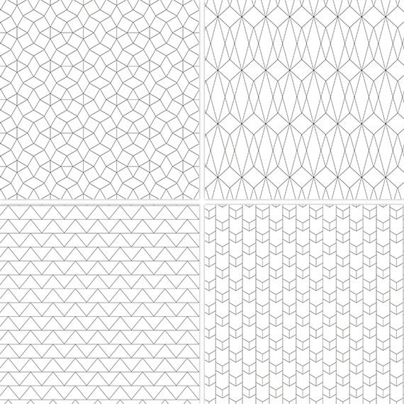 Simple Line Patterns Design