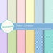 Baby Stripes, Digital Paper, Scrapbooking, Paper, 12x12, Printable ...