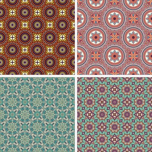 FLORAL MANDALA 3 12x12 Inch 300 Dpi Digital Paper Pack - Etsy