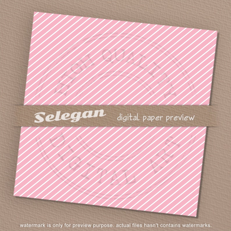 Baby Stripes, Digital Paper, Scrapbooking, Paper, 12x12, Printable ...