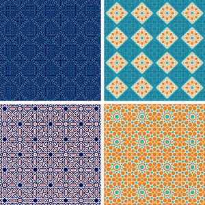 ARABIC PATTERNS V5 Digital Printable Scrapbook Paper - Etsy Canada