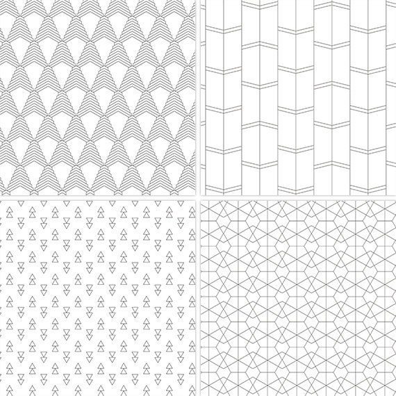 Simple Line Patterns Design
