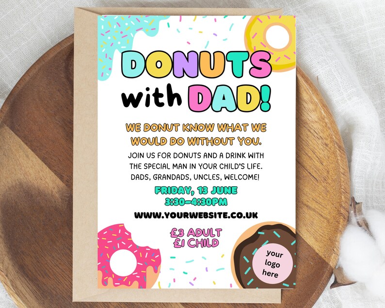 Step up Your Fundraising Game With Our PTA / PTO Father’s Day Donuts ...