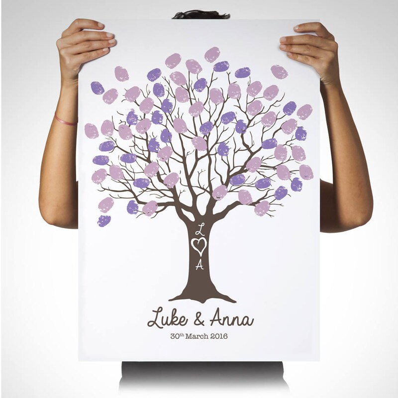 Finger Print Tree - Etsy