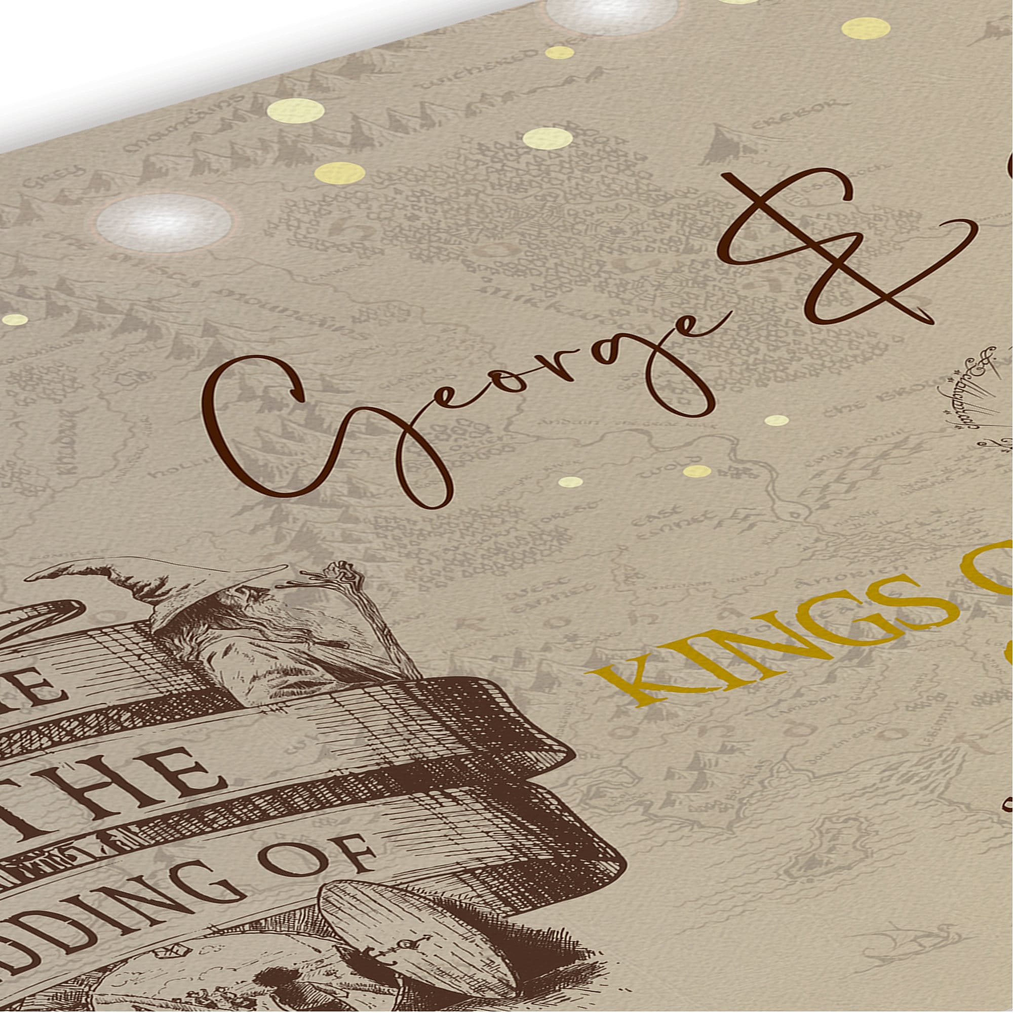 Lord of the Rings Wedding Welcome Sign, Lotr Wedding Decor, Fantasy ...