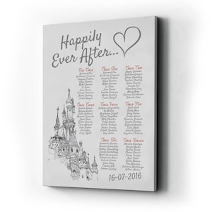 Fairytale Castle Seating Plan (table) - DIGITAL COPY - Etsy