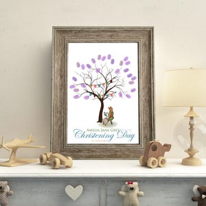 Personalised Peter Rabbit Keepsake Fingerprint Tree Personalised ...
