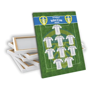 Football Theme Wedding Seating Chart, Sports Wedding Seating Chart ...