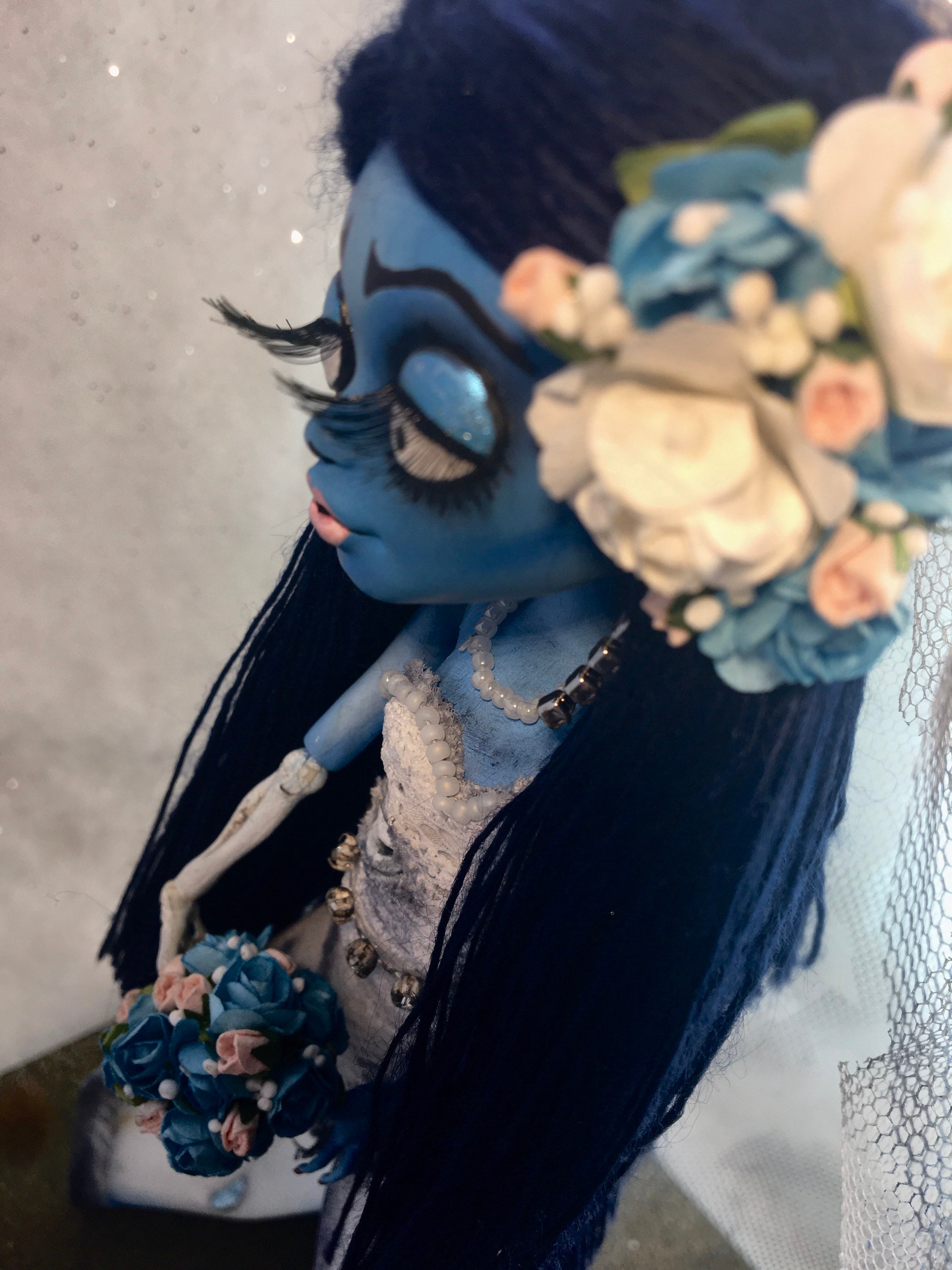 Corpse Bride Monster High Doll Repaint | Etsy UK