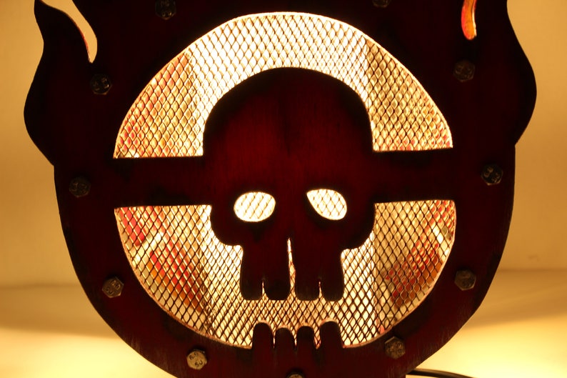 Mad Max Fury Road Lamp Immortan Joe Logo Lamp Mad Max Lamp Steam Punk ...