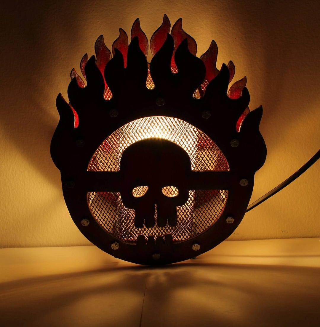 Mad Max Fury Road Lamp | Immortan Joe Logo Lamp | Mad Max Lamp | Steam ...