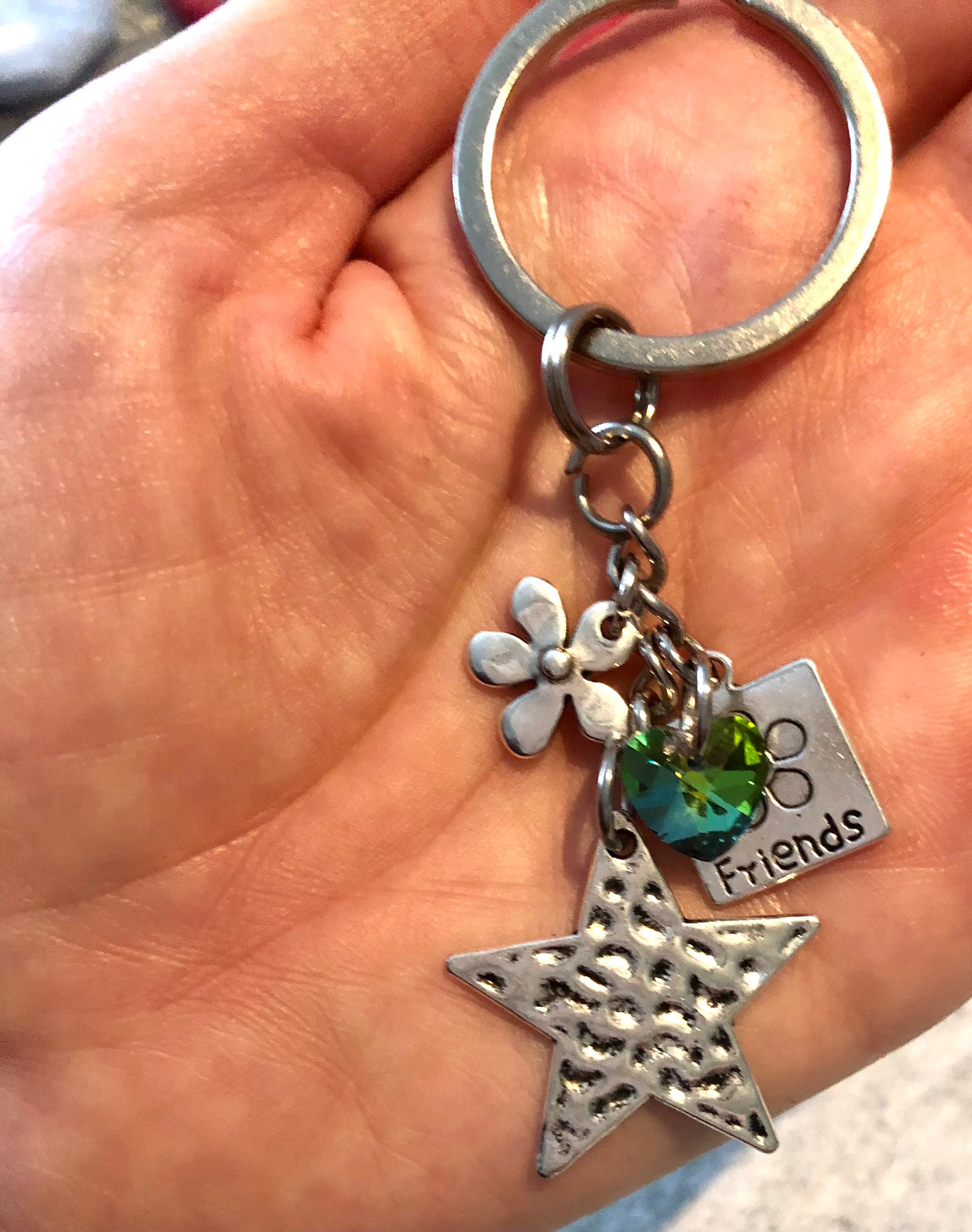 Friends Keyring Star Key Ring Celestial Key Chain - Etsy Canada