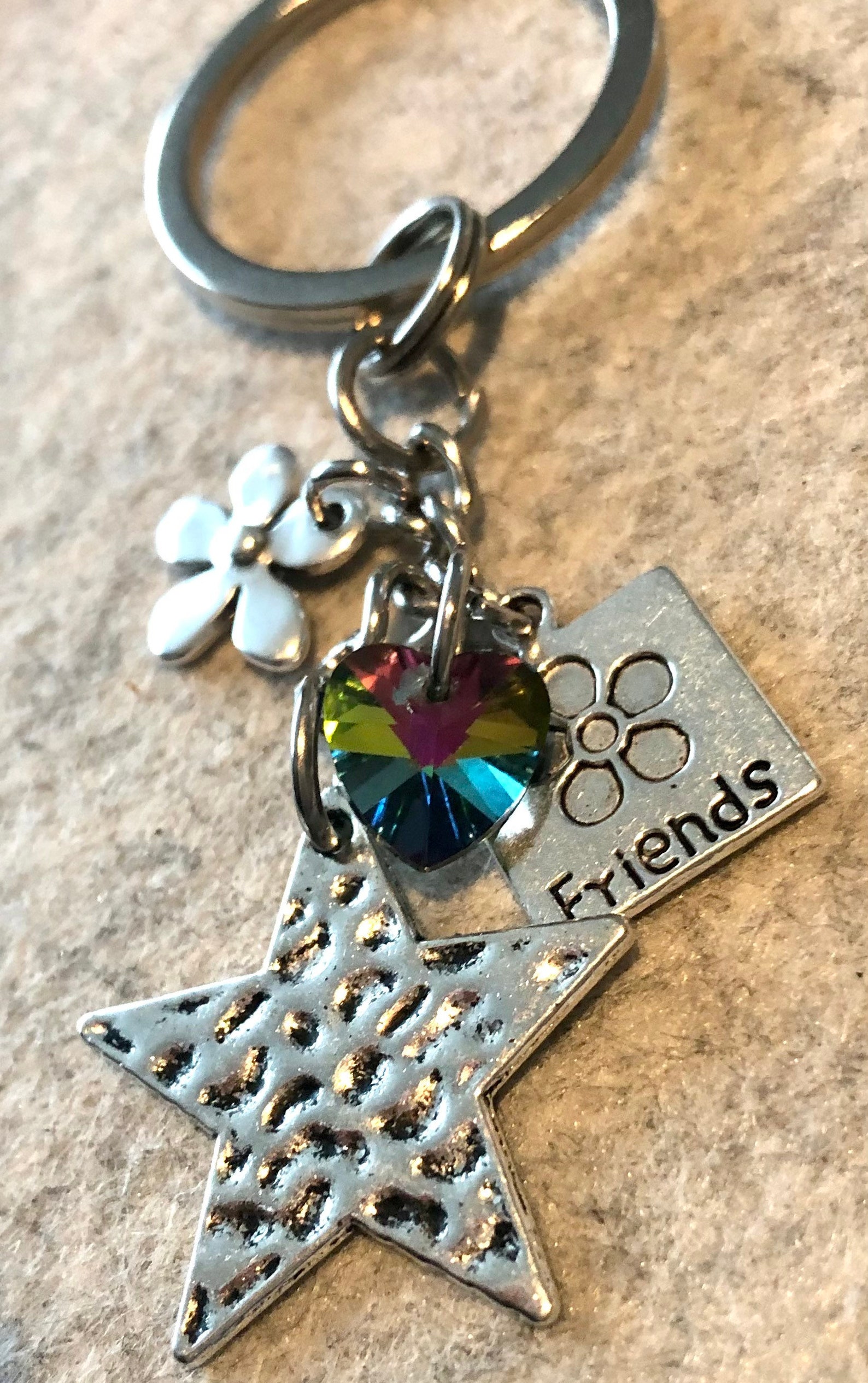 Friends Keyring Star Key Ring Celestial Key Chain - Etsy Canada