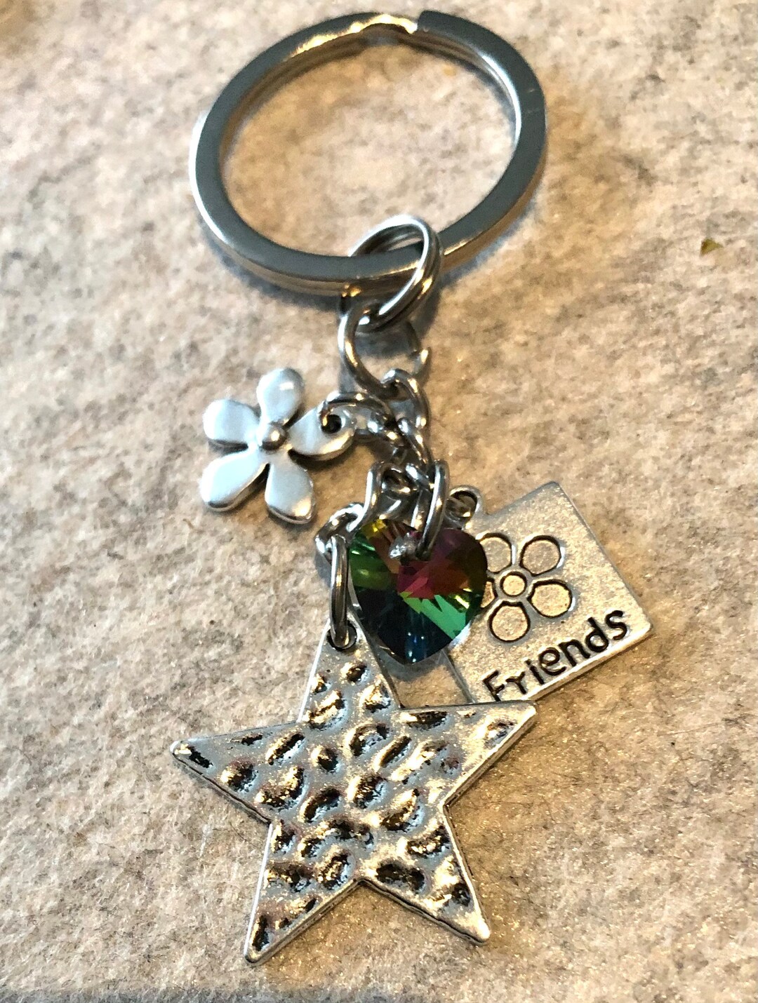 Friends Keyring Star Key Ring Celestial Key Chain - Etsy Canada