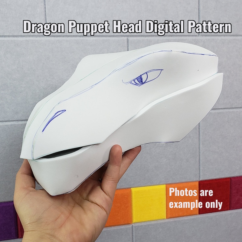 Printable Dragon Puppets - Etsy