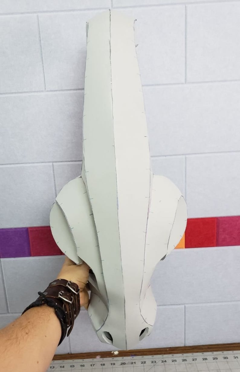 Parasaurolophus Mask Digital Pattern for EVA Foam - Etsy