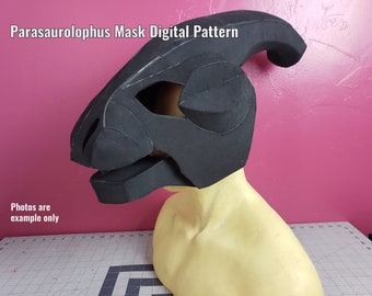Raptor Mask digital Pattern for EVA Foam video Tutorial on Youtube - Etsy