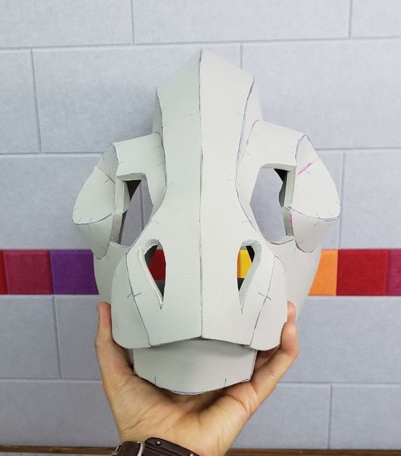 Parasaurolophus Mask Digital Pattern for EVA Foam - Etsy