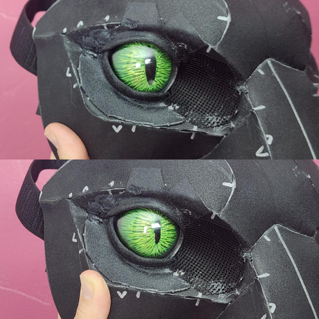 DIY Realistic Creature Eye Kit 40mm | Slit Pupil | Fursuits and Cosplay ...