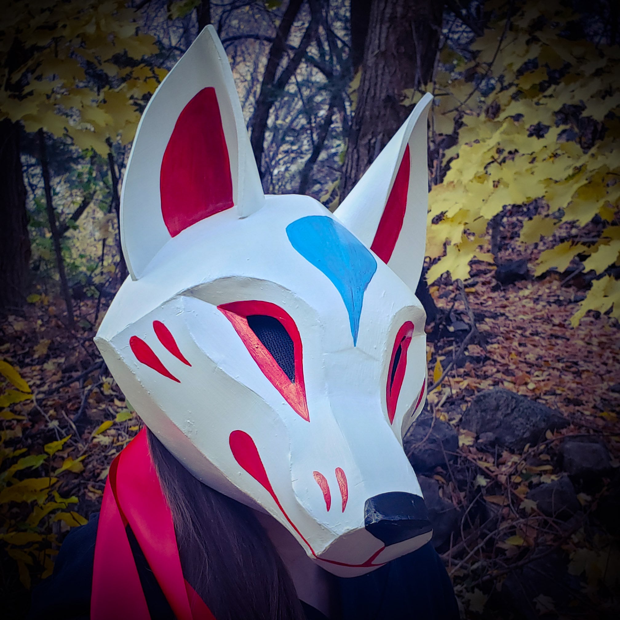 Kitsune Fox Mask Digital Pattern for EVA Foam With Video - Etsy Australia