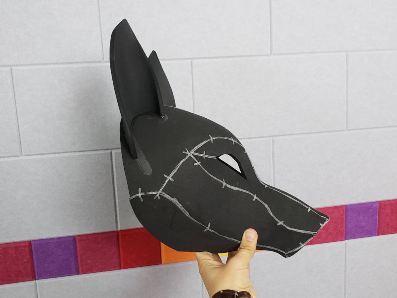 Kitsune Fox Mask Digital Pattern for EVA Foam With Video - Etsy