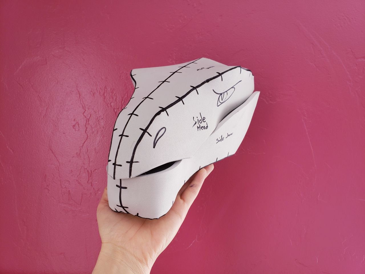 Dragon Head Puppet Digital Pattern for EVA Foam - Etsy