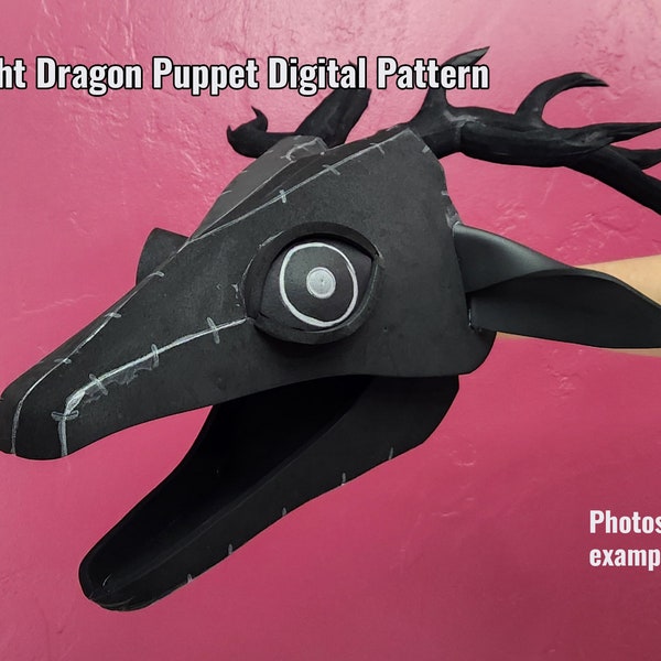 Paper Dragon Puppet Base - Etsy